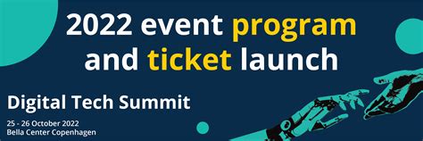 Digital Tech Summit 2022 Program And Ticket Launch