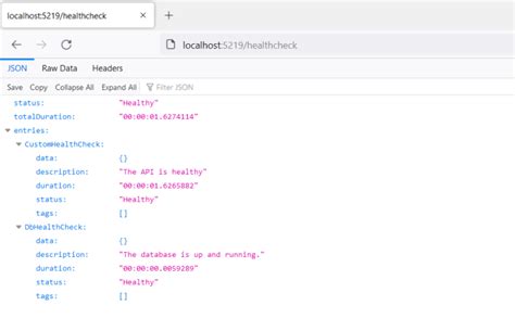 ASP NET Core Core Application Health Checks Using PostgreSQL