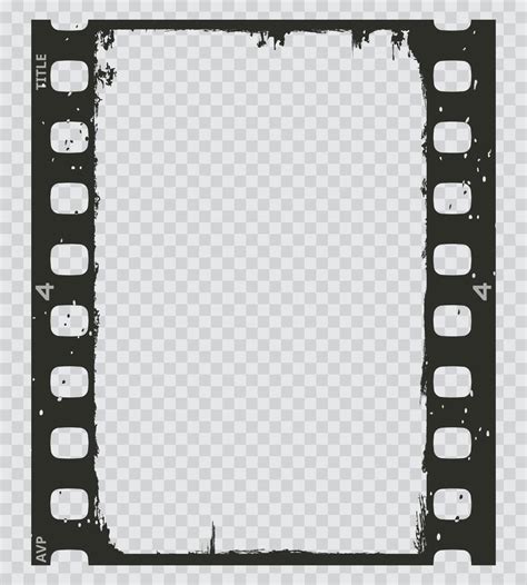 Grunge Movie Film Strip Photo Filmstrip Frame 46602403 Vector Art At