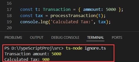 How To Ignore Lines In Typescript