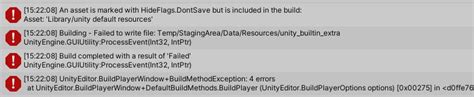 Can T Build Project Because Of These Errors Questions Answers Unity Discussions