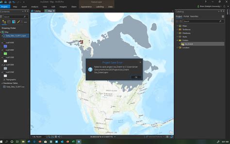 Arcpro 2 5 1 Project Save Error Anyone Else Havin Esri Community