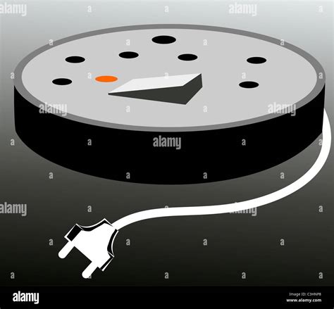 Code Wire With Plug And Switch Stock Photo Alamy