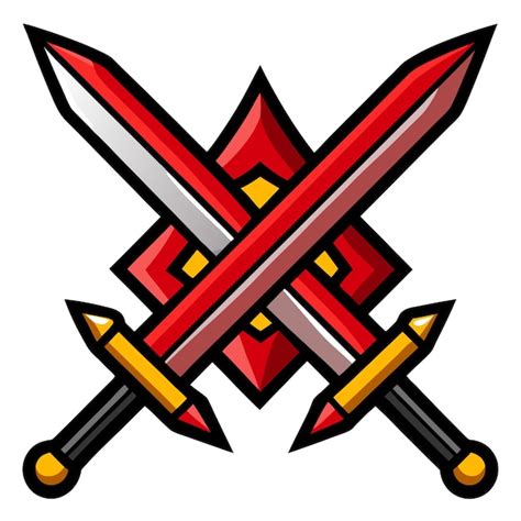 épées Croisées Clipart Art Vectoriel Et Illustration Vecteur Premium