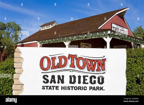Old Town San Diego State Historic Park California United States Stock