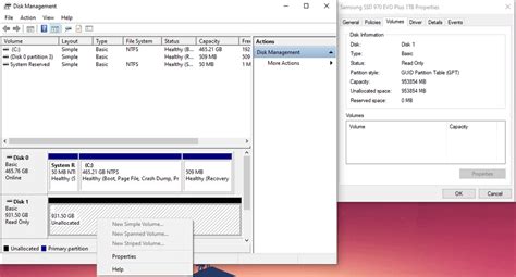 I Cant Create A Partition On My Disk I Have Tried In Both Mbr And Gpt Rwindowshelp