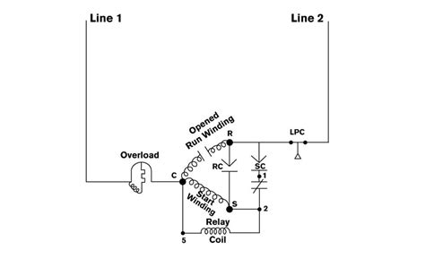 Capacitor Wiring Diagram Compressor Circuit Diagram