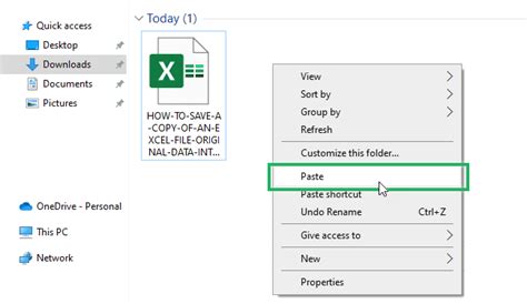 How To Save A Copy Of An Excel File Original Intact Spreadsheeto