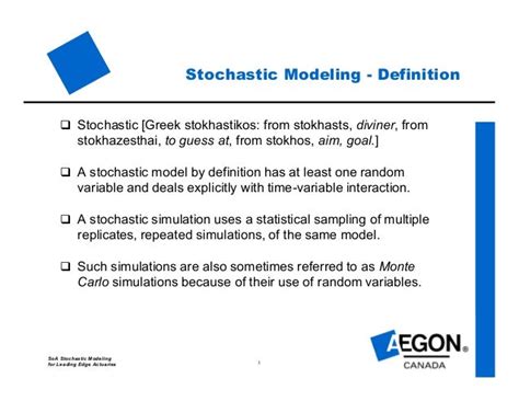 Practical Aspects Of Stochastic Modeling Pptx