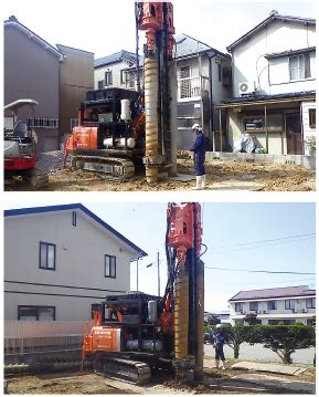 スクリュープレス工法砕石地盤改良長野県の地盤調査地盤改良なら株式会社ecoカンパニーエコカンパニー