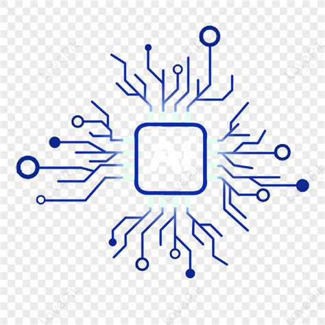 Chip Ai Human Intelligence Technology Chip High Tech Circuit Board Ai Smart Icon Sketch Icon