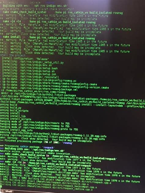 Raspbian Raspberry Pi Crashes When I Try To Build The Catkin Workspace Robot Operating System