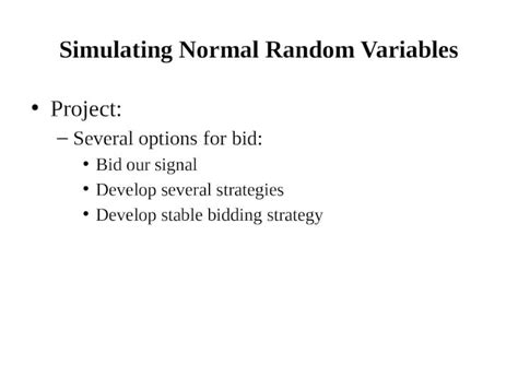 PPTX Simulating Normal Random Variables DOKUMEN TIPS