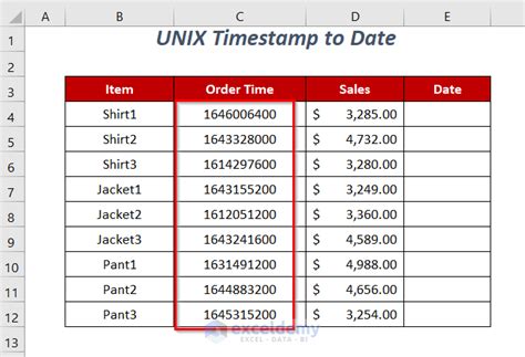 how to convert sap timestamp to date in excel 4 ways exceldemy