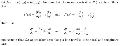 Solved Let F Z U X Y Iv X Y Assume That The Second Chegg Com
