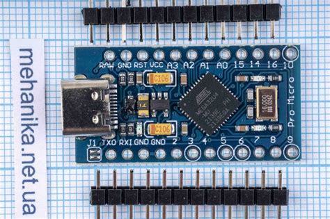 Купить Контроллер Arduino Pro Micro Leonardo Atmega32u4 Type C цена