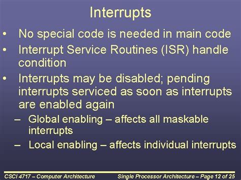 Csci 47175717 Computer Architecture Topic Single Processor Architecture