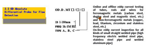 Tubing Od Eddy Current Sensor Probe Untuk Eddy Current Defect Detection