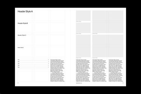 A4 Brochure Grid System For Indesign Infographic Design Layout Grid