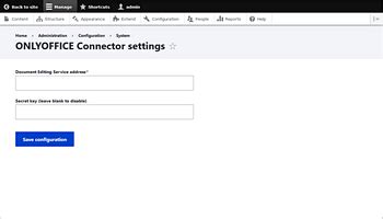 Integration Getting Started Drupal ONLYOFFICE