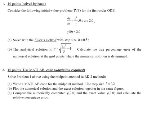 1 10 points solved by hand consider the following