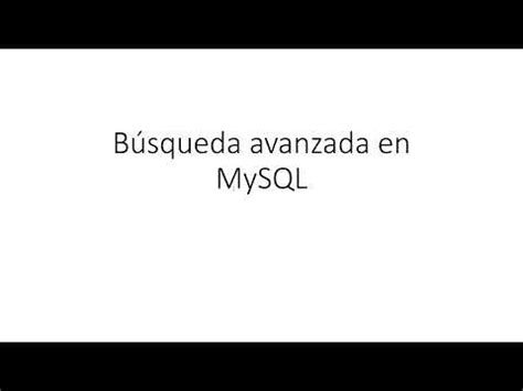 Mejora Tu Búsqueda Con MySQL MATCH AGAINST LIKE MySQL YA