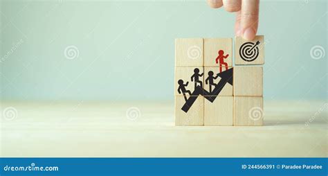 Common Goal Setting And Success Concept Teamwork Collaboration For