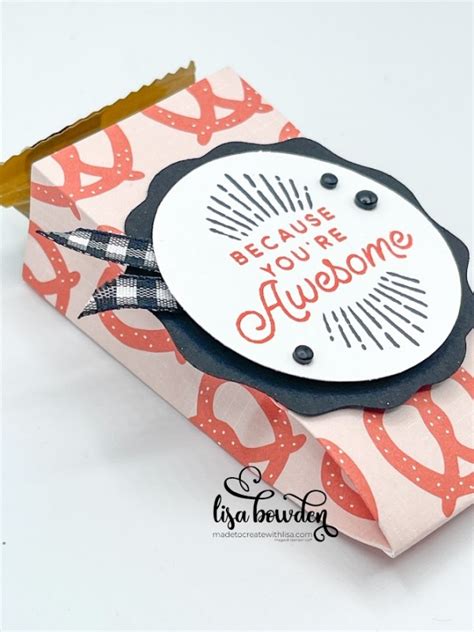 Mini Candy Bar Pouch Made To Create With Lisa