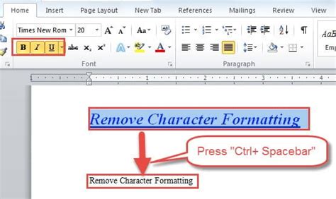 Remove All Text Formatting In Word Lasopadock