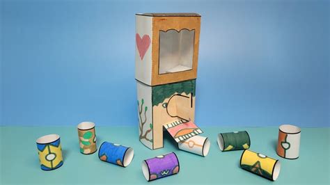 🎁나만의 뽑기 기계 만들기🎁diy 장난감🛠️ 음료수뽑기기계 도안 무료 나눔🤗💝 네이버 블로그
