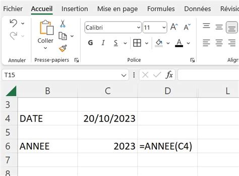 Extraire Lannée Dune Date Excel [tutoriel Video]