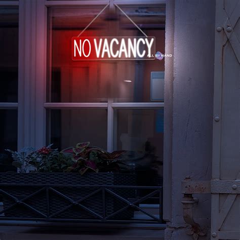 No Vacancy Sign No Vacancy Neon Sign No Vacancy Sign Light Up Hostel