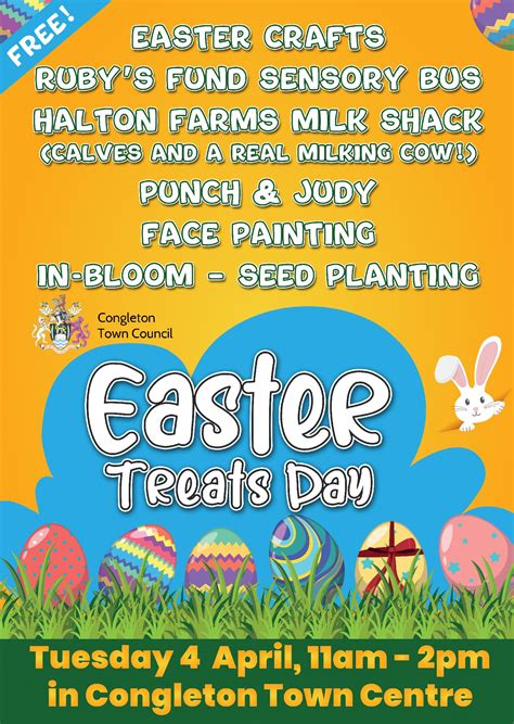 Easter Treats Day In Congleton Town Centre Congleton Town Council