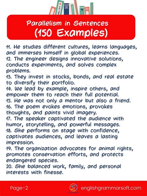 Parallelism In Sentences Examples EnglishGrammarSoft