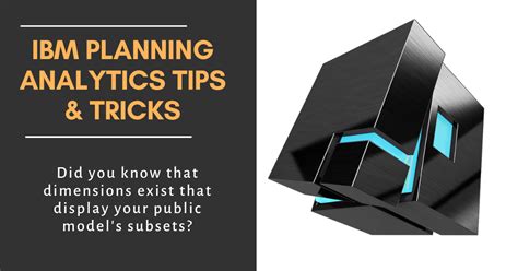Ibm Planning Analytics Tips And Tricks Subset Control Dimension