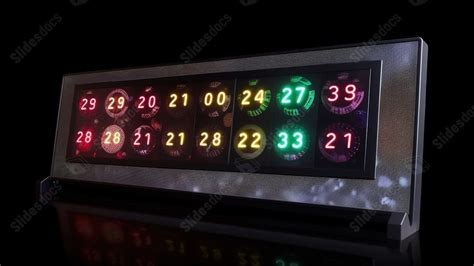 Best Football Scoreboard Powerpoint Background For Presentation