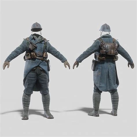 Wwi French Soldier Large Photo