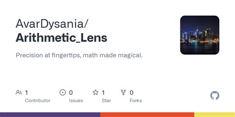 Github Avardysaniaarithmeticlens Precision At Fingertips Math Made Magical