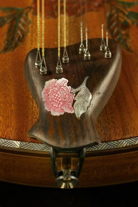 Blueberry Handmade Mandolin Floral Motif Made To Order 90 Day