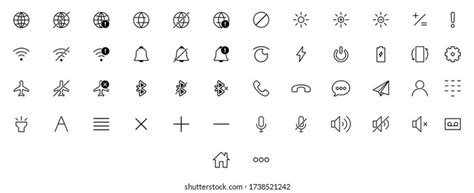Editable Line Icon Set Stick Figure Stock Vector Royalty Free 1976169044 Shutterstock