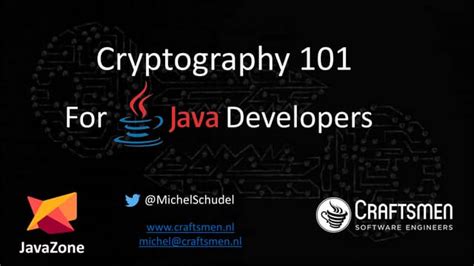 Cryptography 101 For Java Developers Javazone2019 Ppt