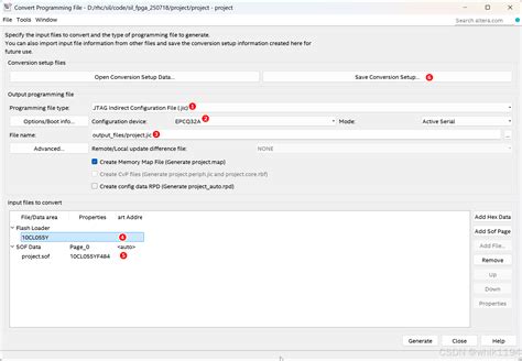 Altera Quartus：cof Tcl脚本实现编译完成后自动生成jic文件 技术栈