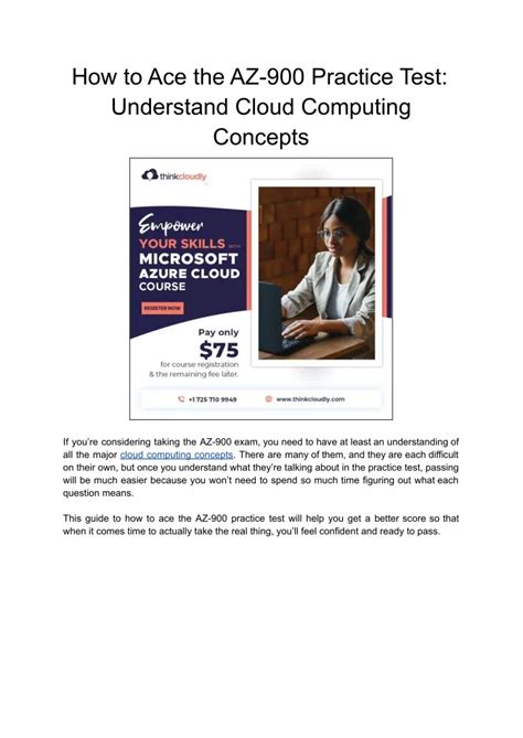 PPT How To Ace The AZ 900 Practice Test Understand Cloud Computing