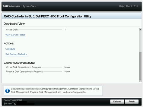 Creating A Virtual Disk And Selecting Raid Type On A Dell Poweredge Server