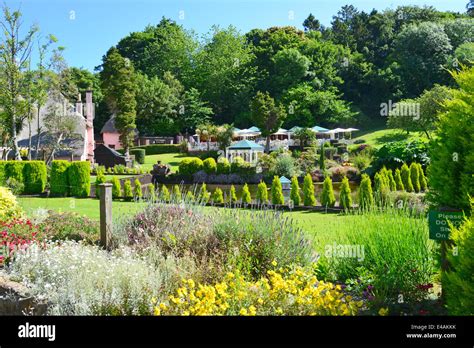 Rose Cottage Tea Gardens Cockington Village Torquay Devon England