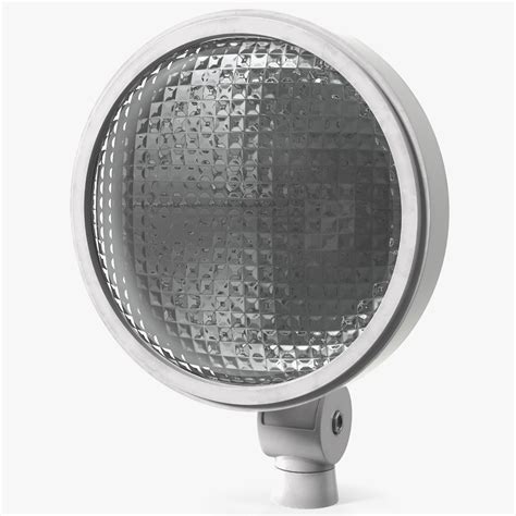 Black Double Rectangular Halogen Light 3d Model 3d Model 18 C4d