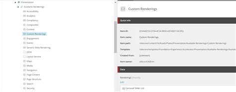 build a carousel slider custom sxa component using splide