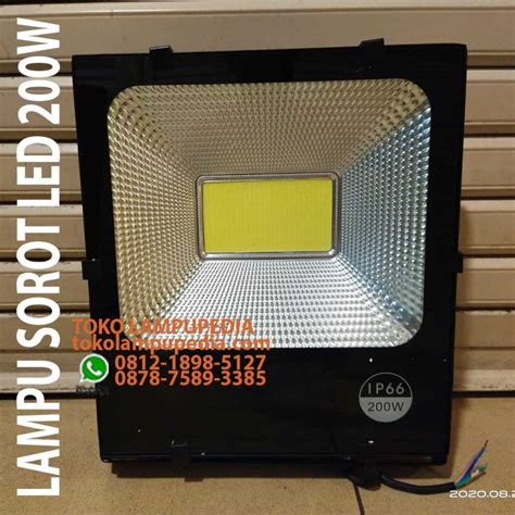 Lampu Sorot Led W Chip Big Cob Toko Lampupedia
