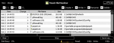 Download Moo FileMonitor Monitor File Access Activities On System TECK IN
