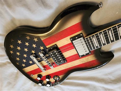 Leo Jaymz Double Cut American Flag Reverb